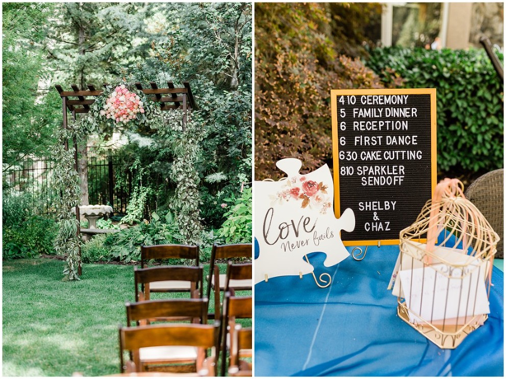 Holladay, Utah Backyard Wedding - Ashley DeHart Photography