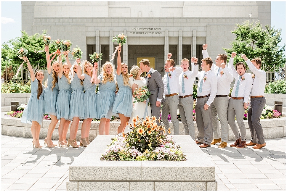 Draper Utah LDS Temple Wedding and Outdoor Reception - Ashley DeHart ...