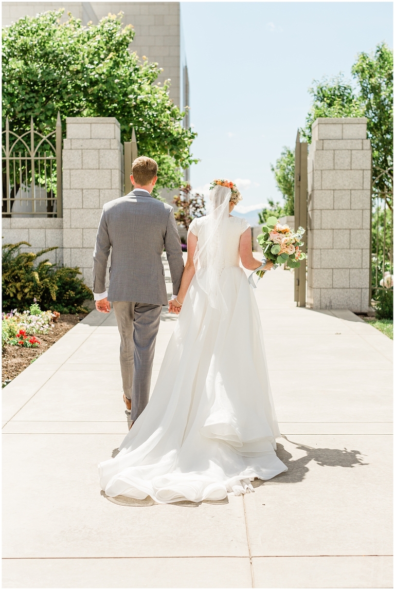 Draper Utah LDS Temple Wedding and Outdoor Reception | Ashley DeHart ...