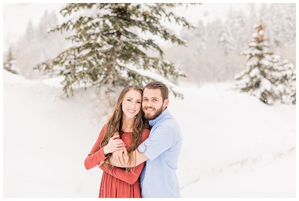 Snow Basin Engagement Session - Ashley DeHart Photography
