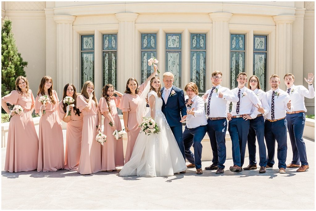 Payson Temple and Highland Gardens Wedding Reception